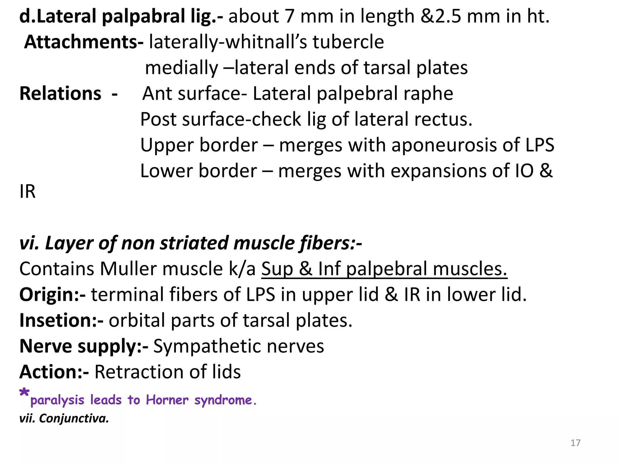 Eyelid anatomy & lacrimal pump physiology | PPTX