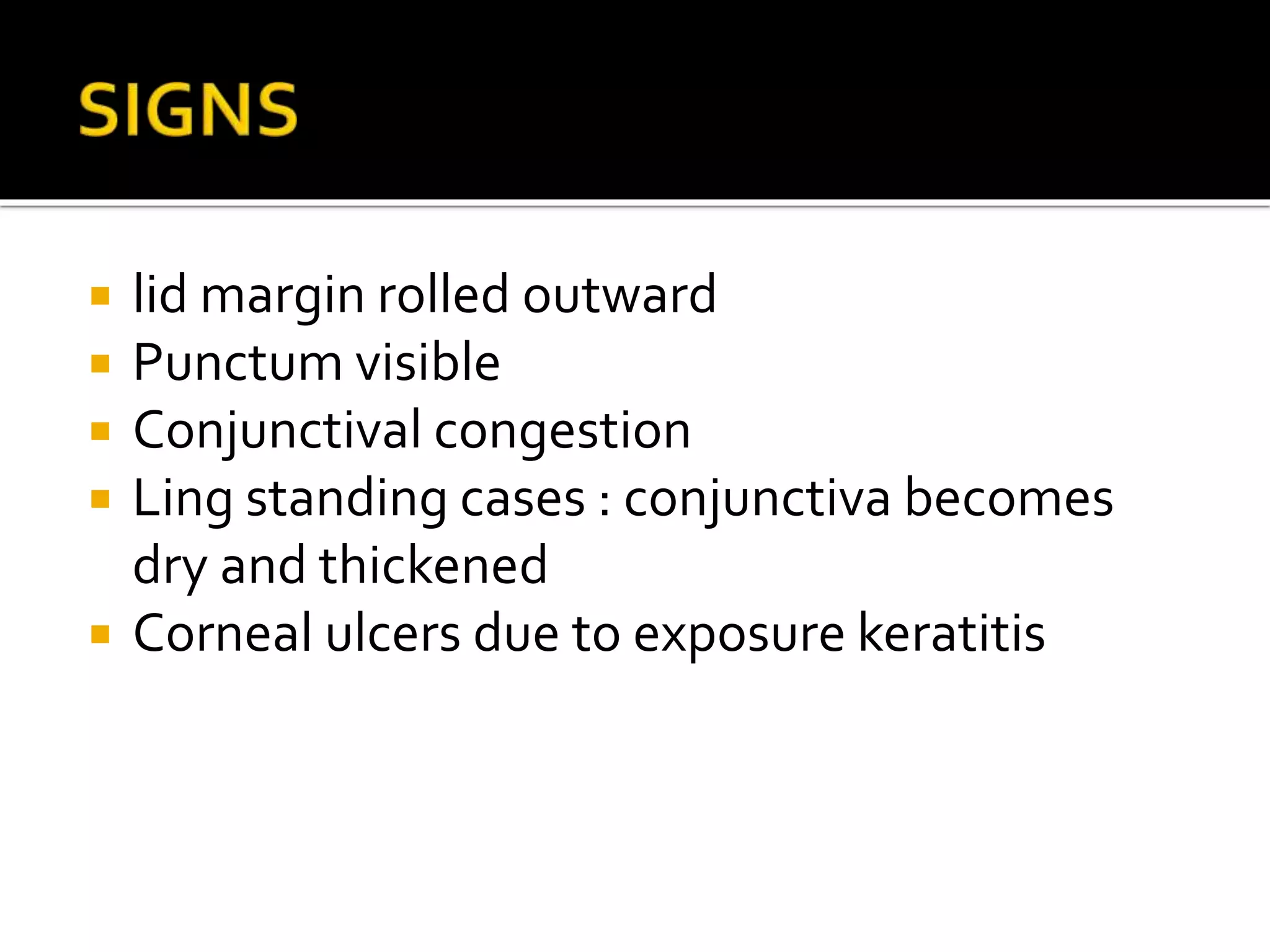 Eye lid disorders | PPTX
