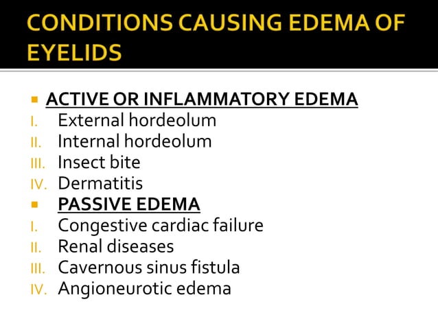 Eye lid disorders | PPT