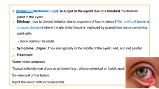 Eyelid disorders | PPTX