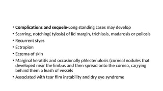 eyelid disorders and tumors - DIAGNOSIS AND MANAGEMENT | PPTX