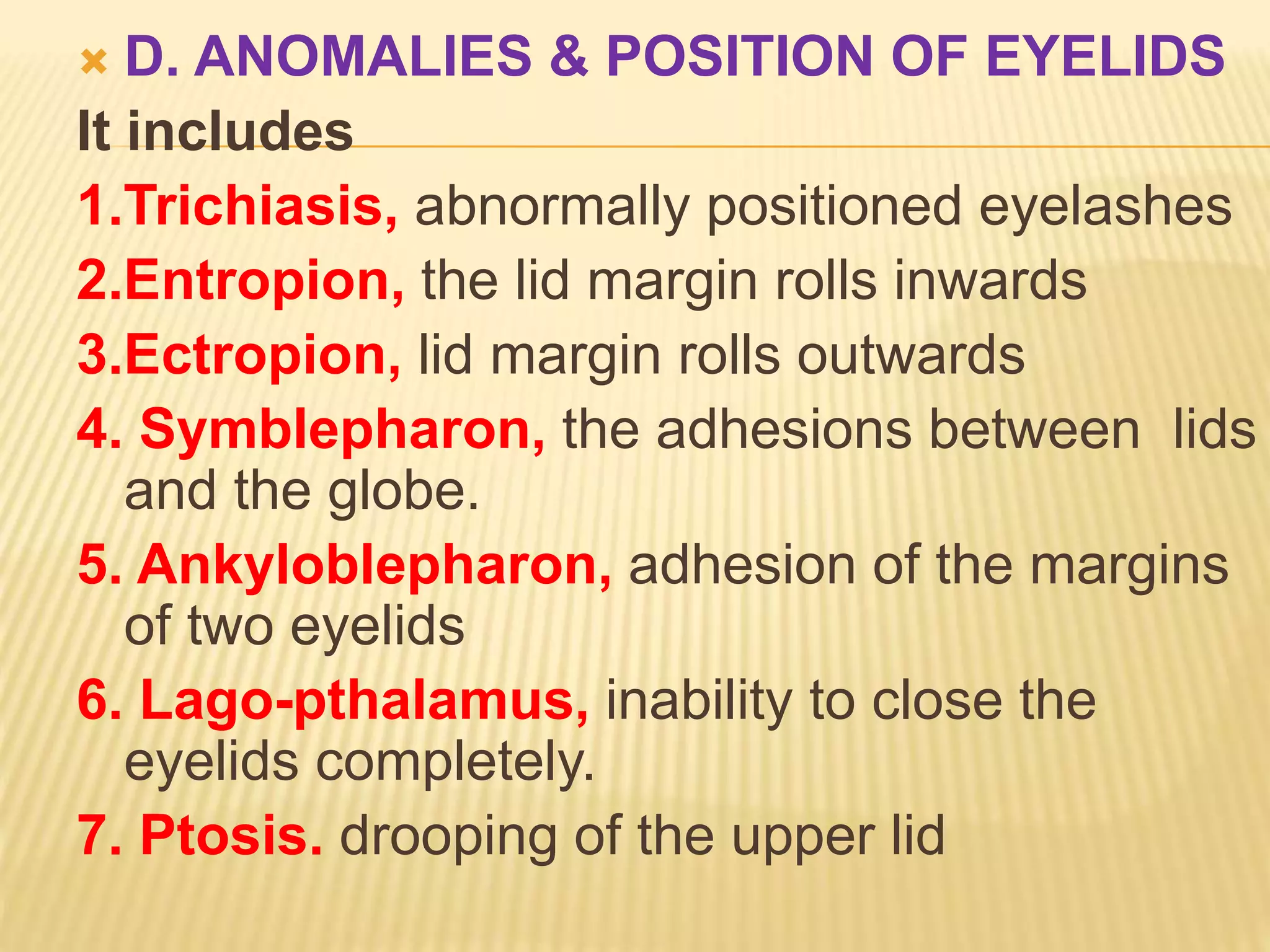 Eyelid infections ppt | PPTX