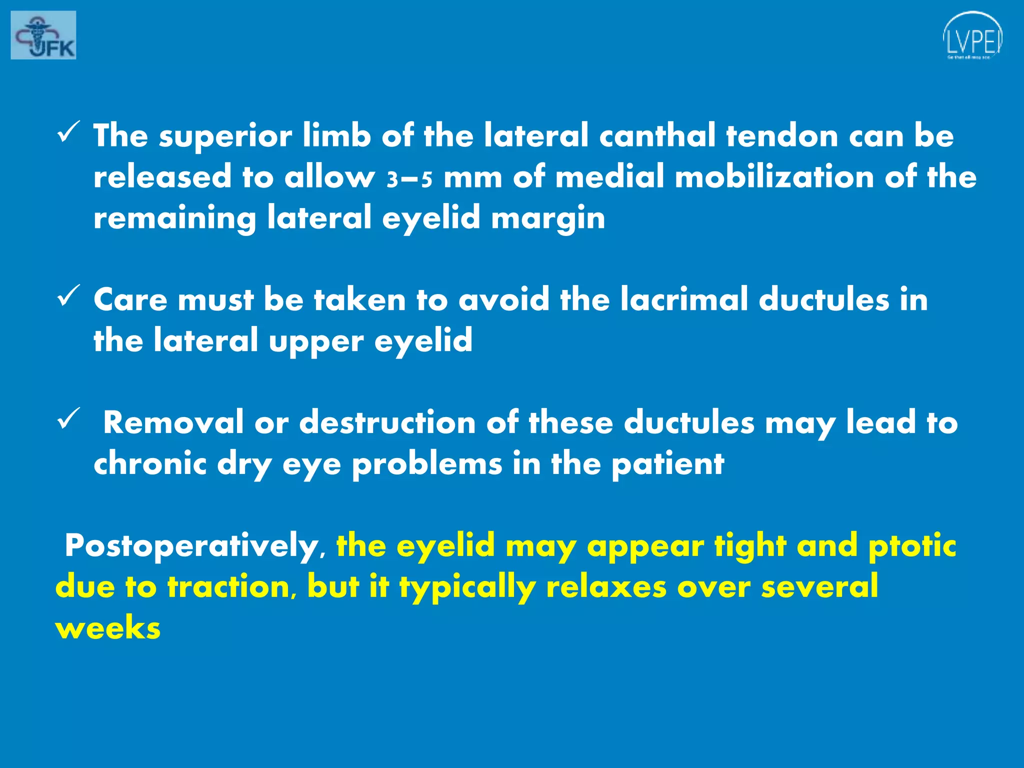 Eyelid laceration repair with defects.pptx