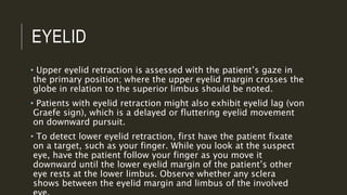Eyelid, Lacrimal System, and Orbital Examination (1).pptx
