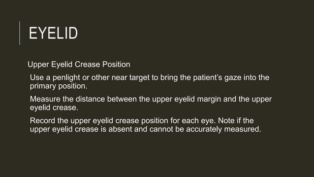 Eyelid, Lacrimal System, and Orbital Examination (1).pptx