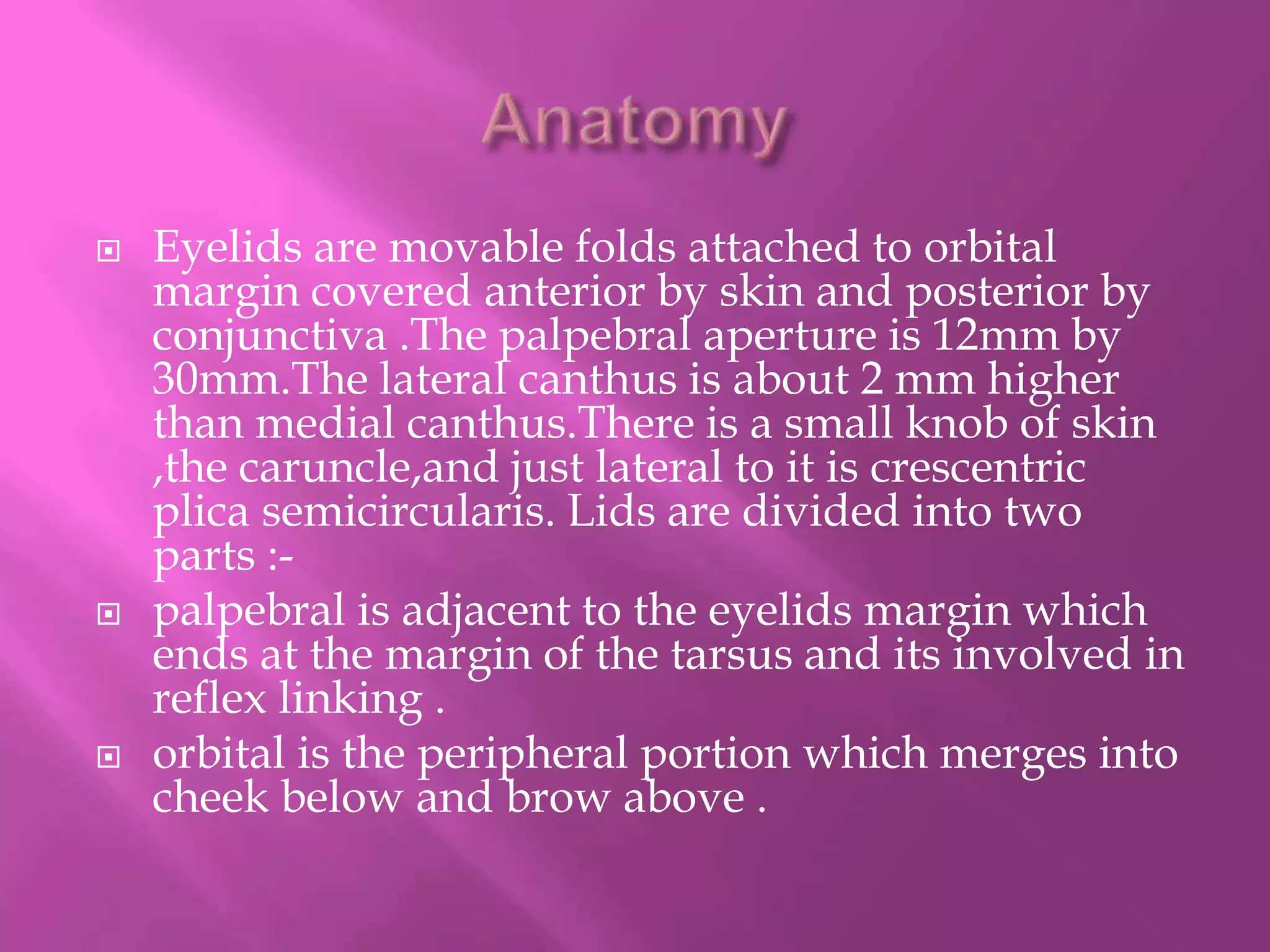 Eyelids | PPTX