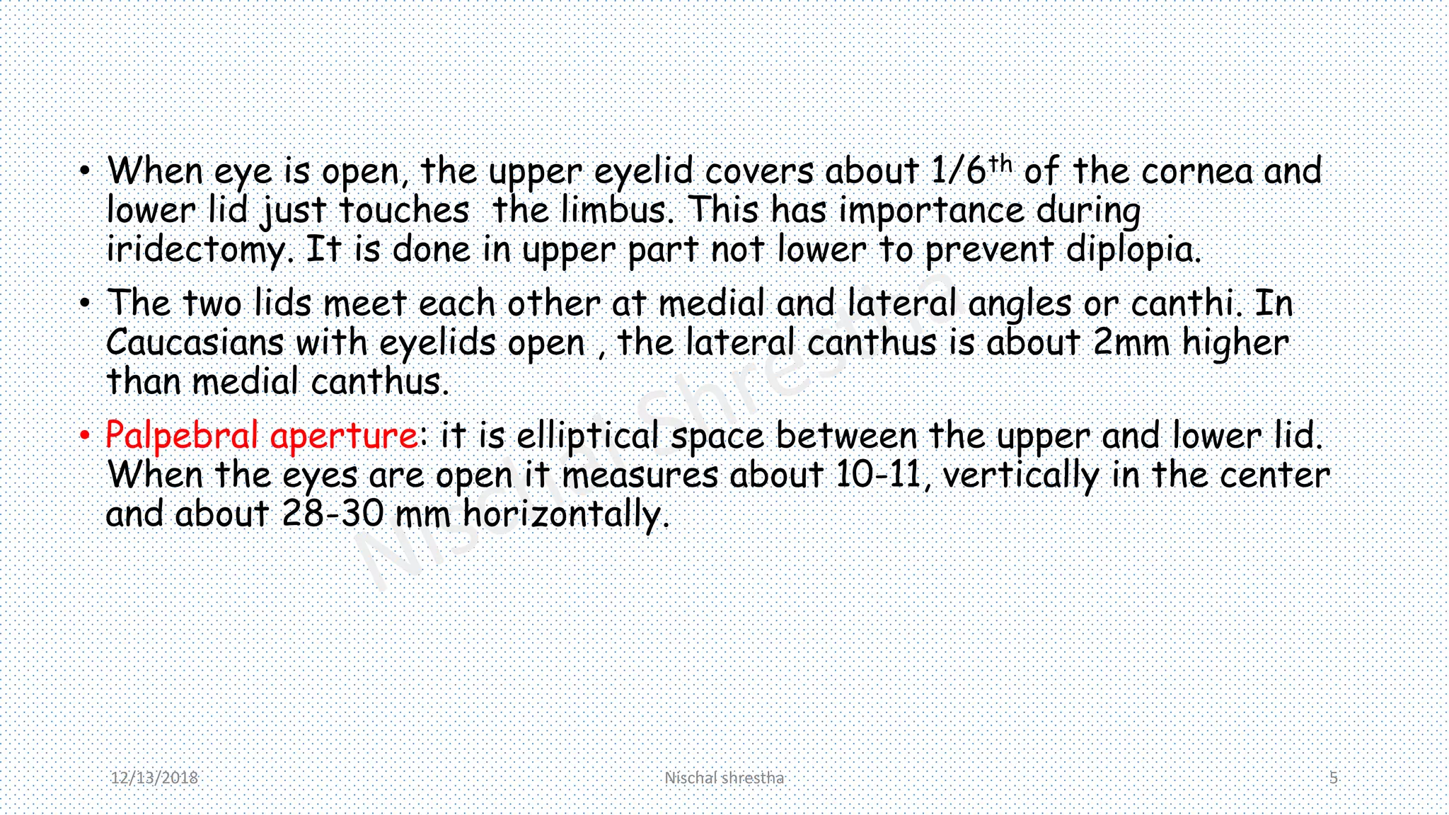 Eye lids | PPTX