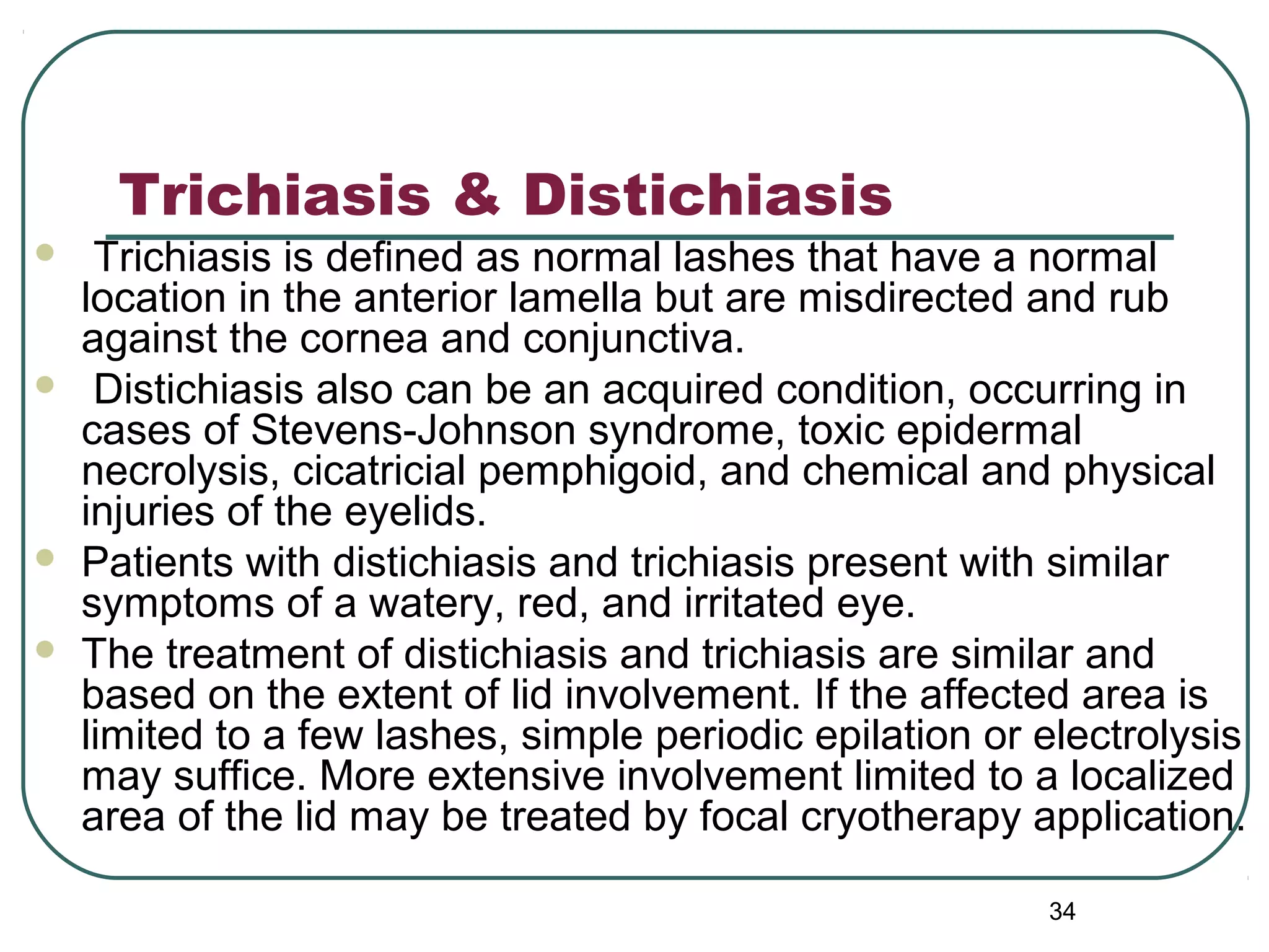 Ophthalmology 5th year, 1st & 2nd lectures (Dr. Khalid) | PPT