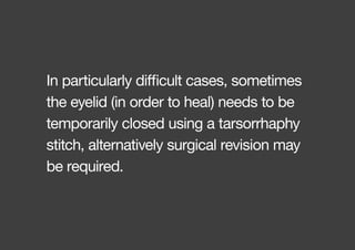 Eyelid surgery: What is chemosis and how to treat it | PPT