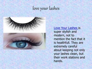 Eye love lashes | PPTX
