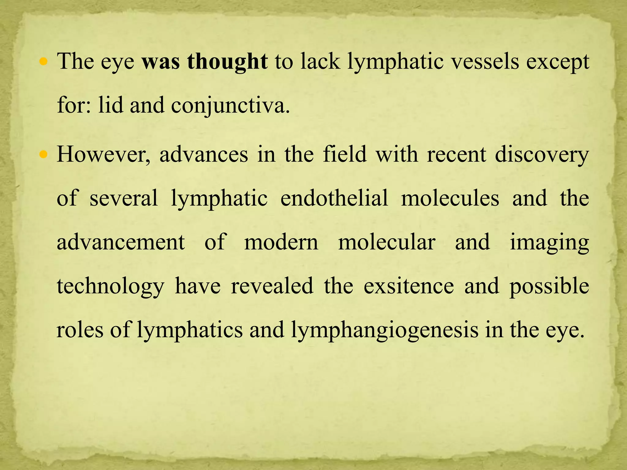 Eye lymphatics | PPTX