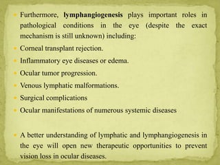 Eye lymphatics | PPTX