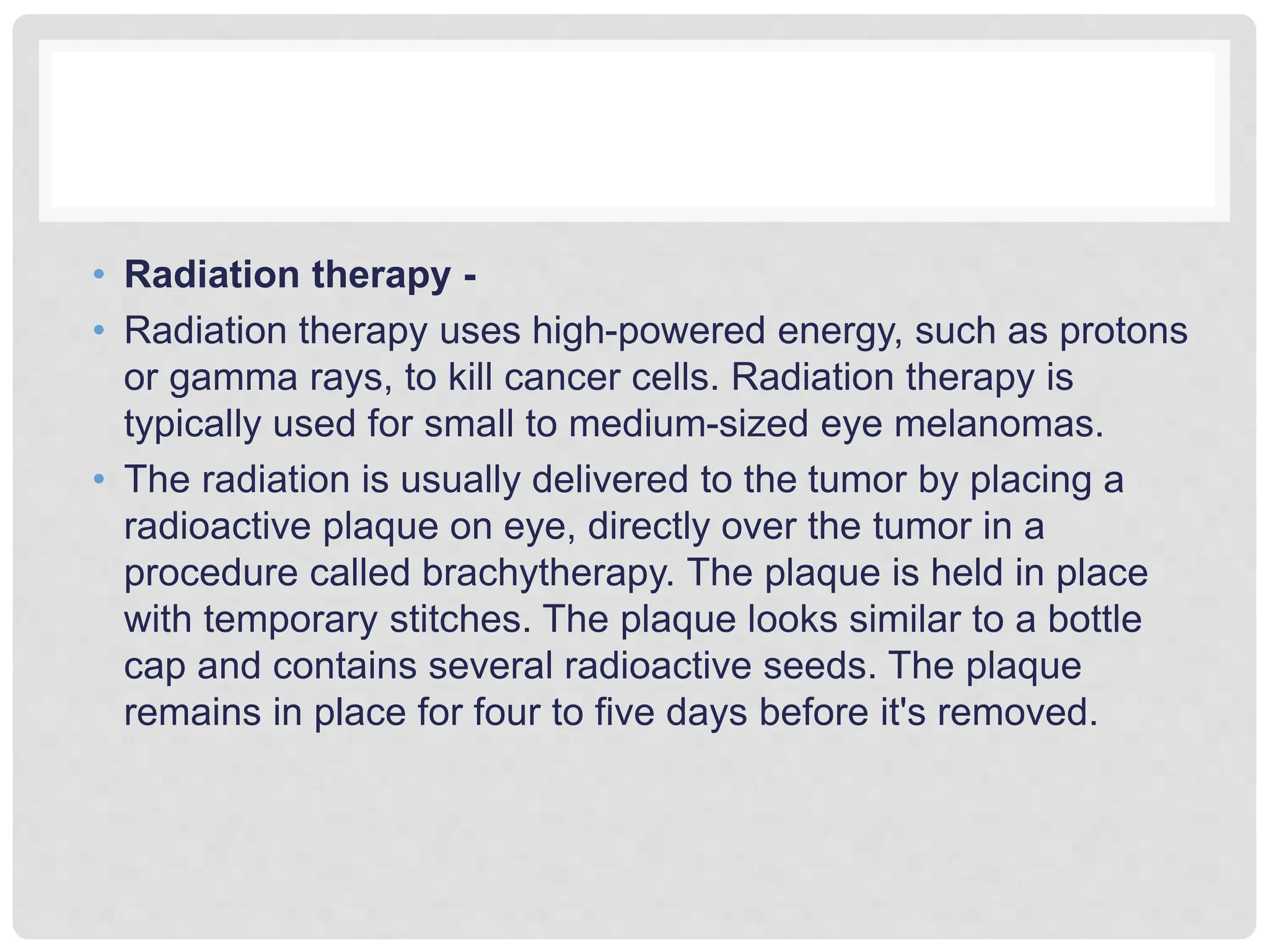 EYE MELANOMA and its treatment and nursing mangement .pptx