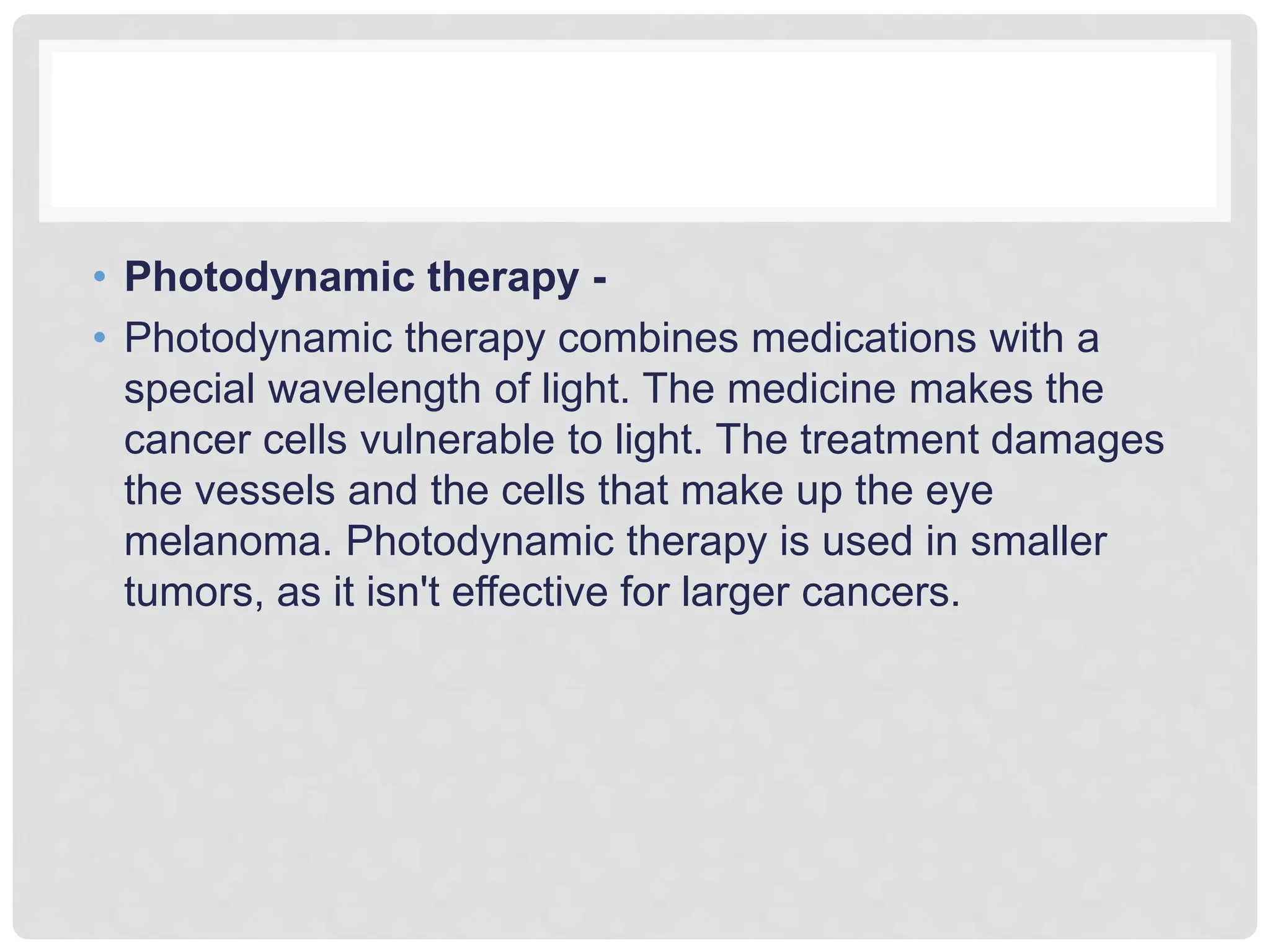 EYE MELANOMA and its treatment and nursing mangement .pptx