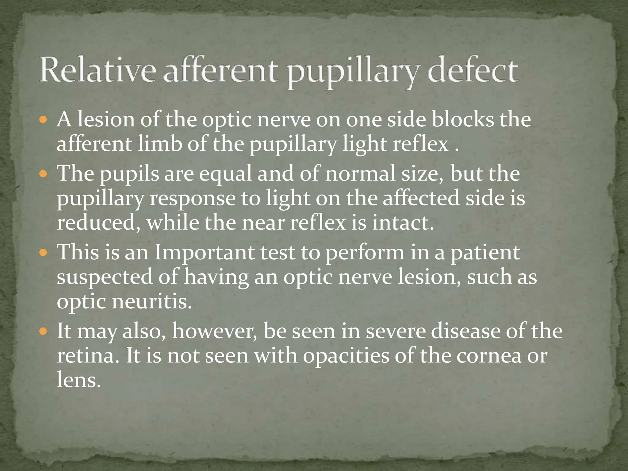 EYE MOVEMENT AND PUPIL DISORDERS.pptx. . | PPTX