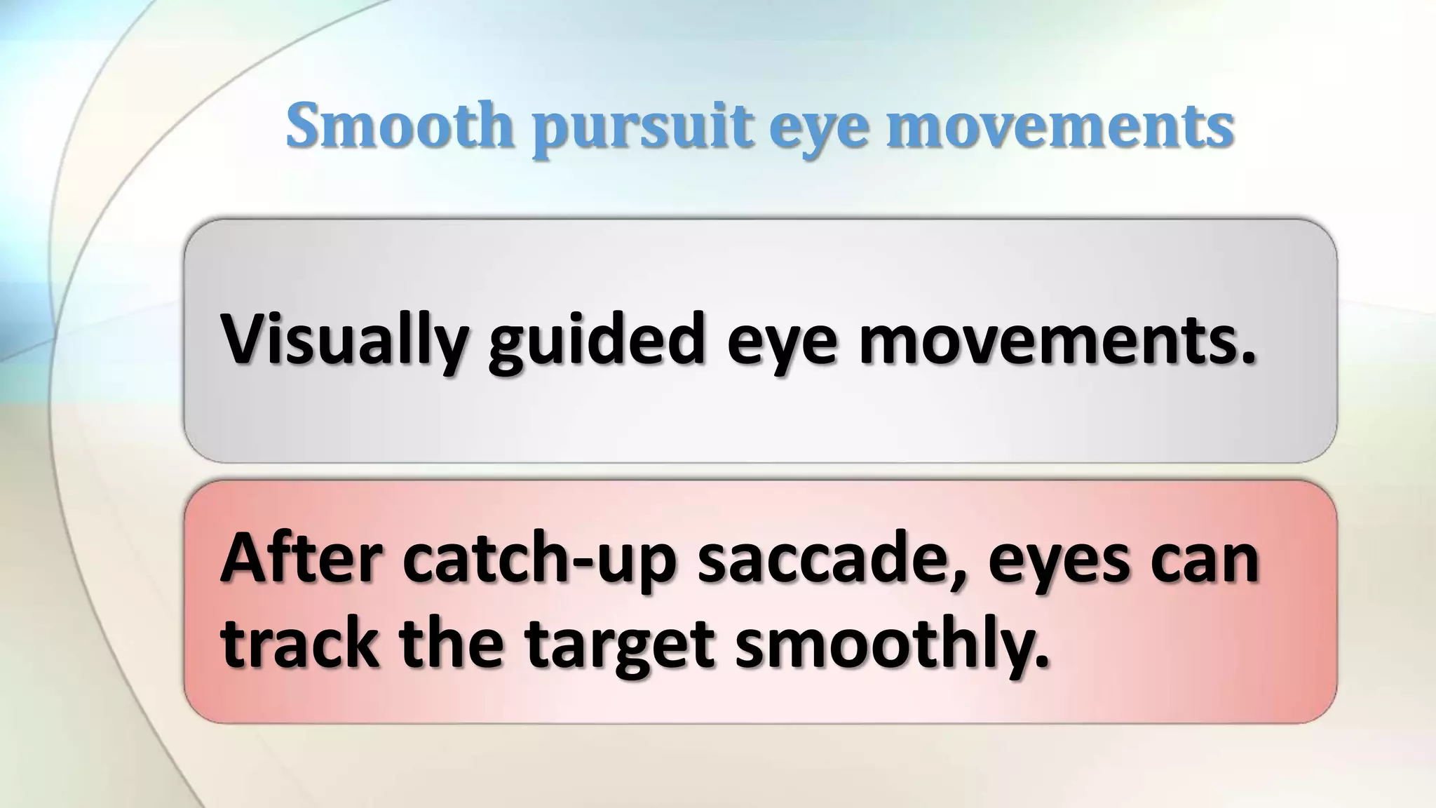 Eye movements | PPSX