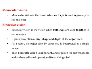Eye and its disorders in anatomy and physiology | PPTX