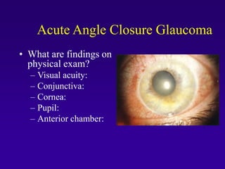 Eye Ophthalmologic Emergencies.......... | PPT