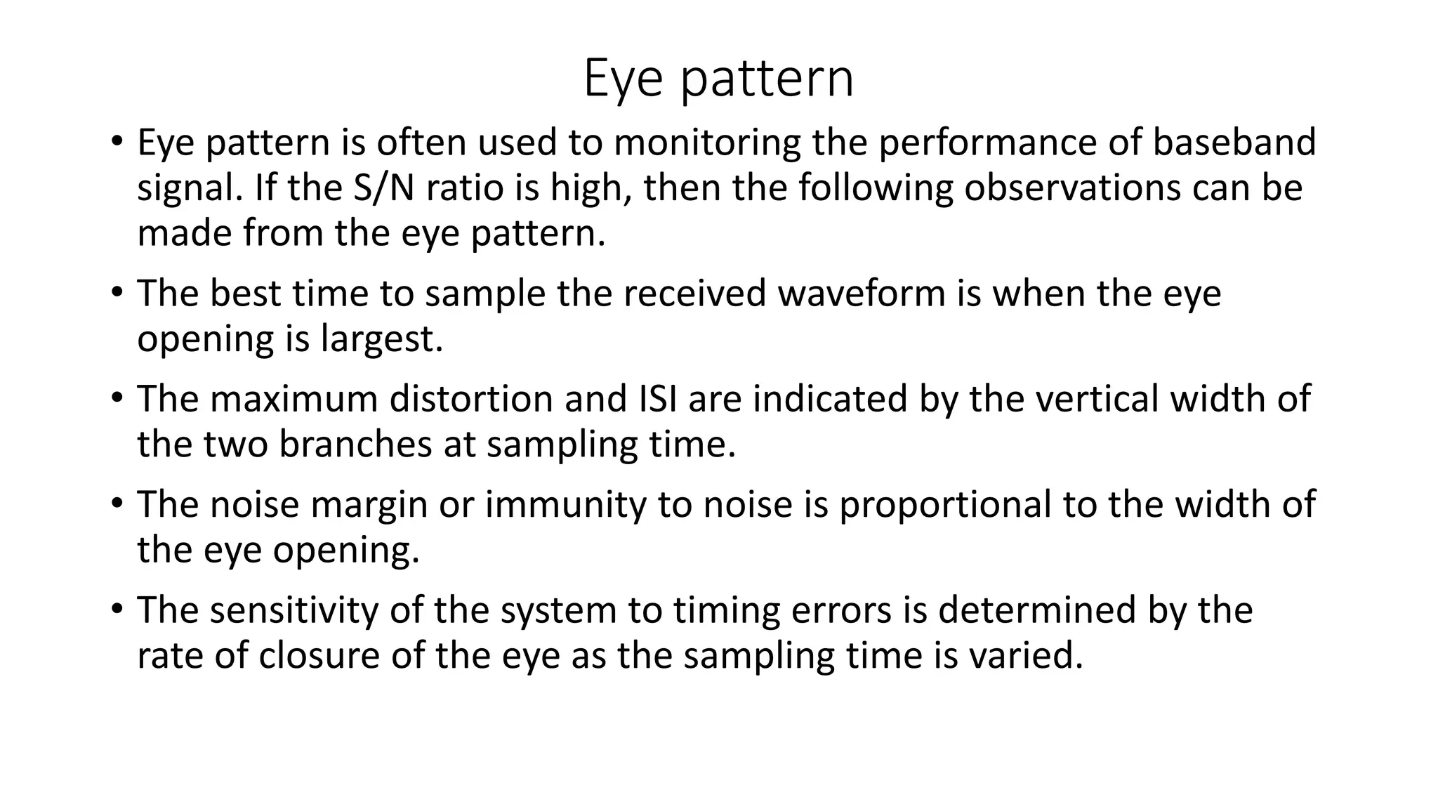Eye pattern | PPTX