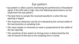 Eye pattern | PPTX | Technology & Computing