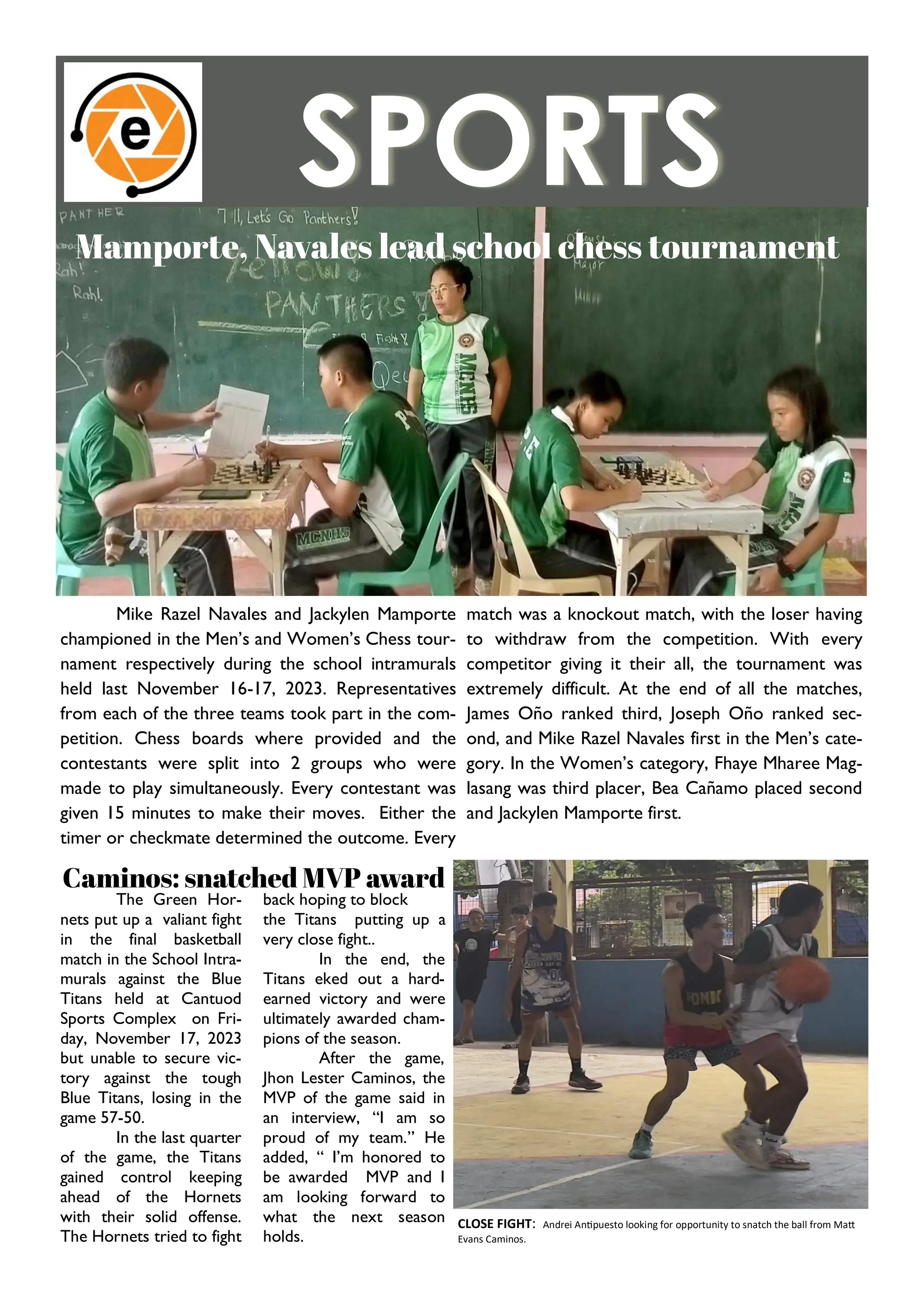 Eyepiece is the official school publication of MCNHS | PDF