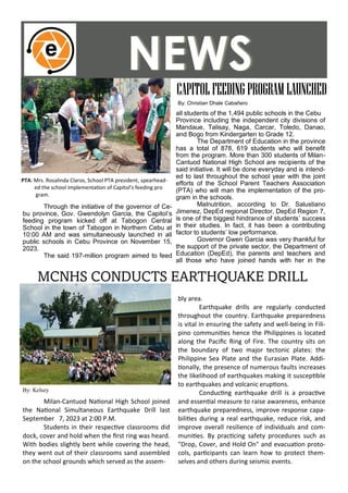 Eyepiece is the official school publication of MCNHS | PDF