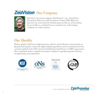 EyePromise Overview Brochure | PDF