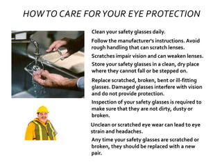 Eye protection | PPT