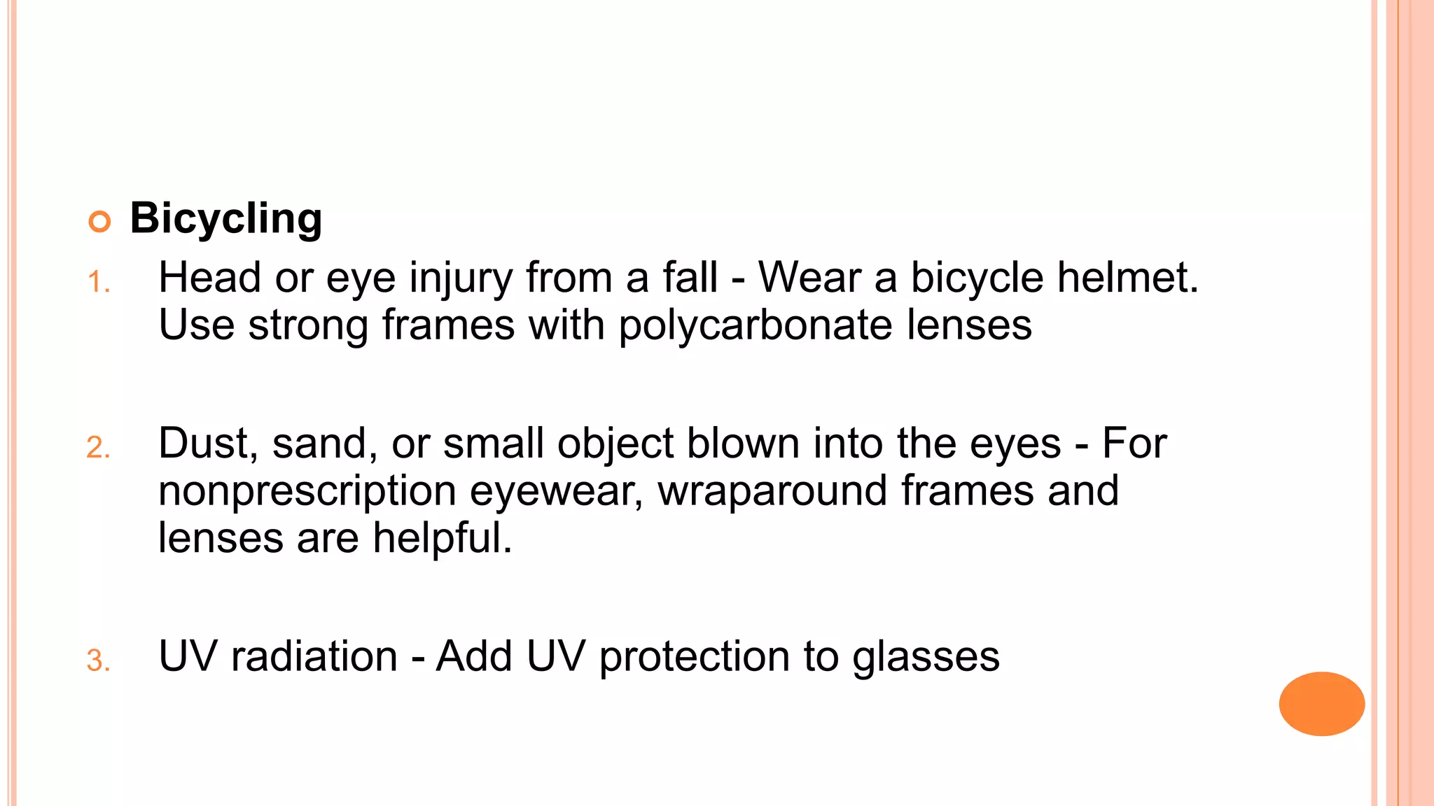Eye protection for sports | PPTX