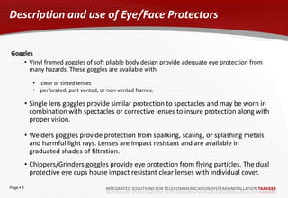 Eye protection safety training | PPTX