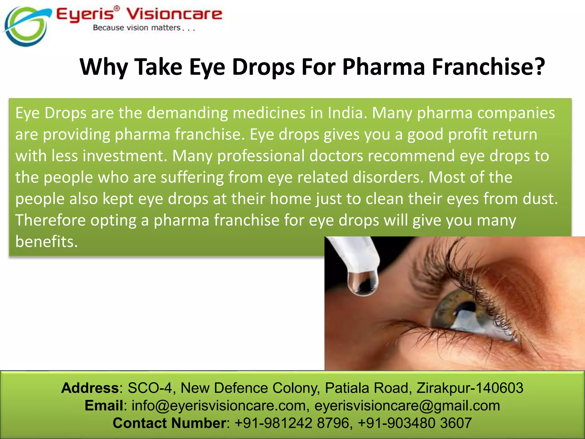 Top Eye Drops Companies in India | PPTX
