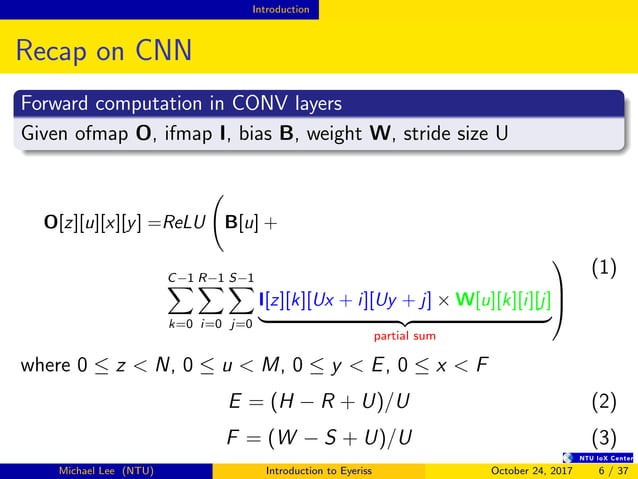Eyeriss Introduction | PDF