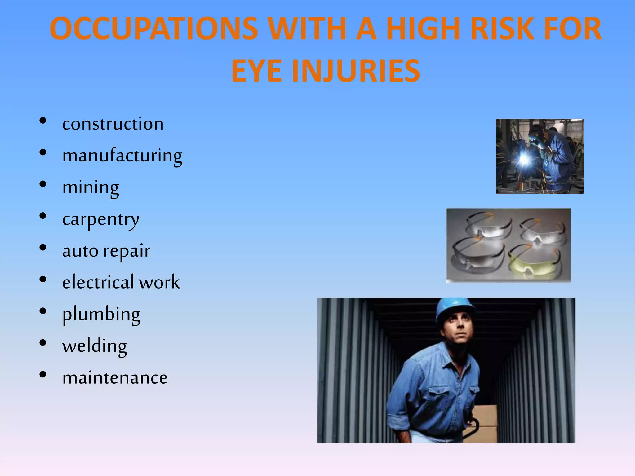 Eye safety at industrial area | PPTX