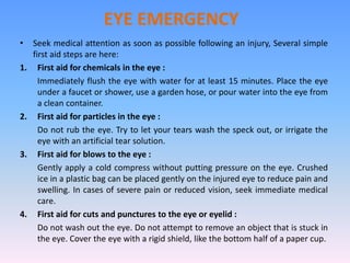 Eye safety at industrial area | PPTX
