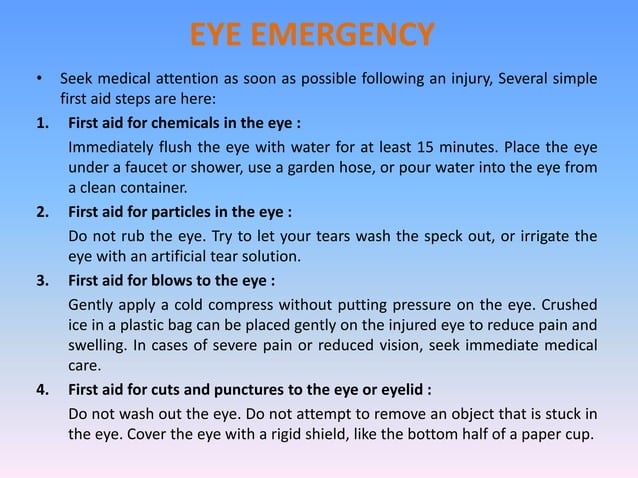 Eye safety at industrial area | PPTX
