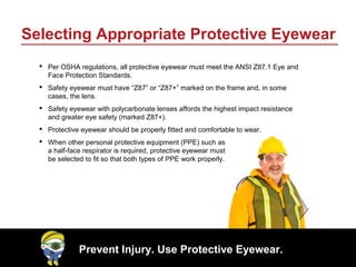Eye safety at work | PPT