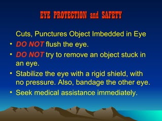 Eye safety presentation | PPT