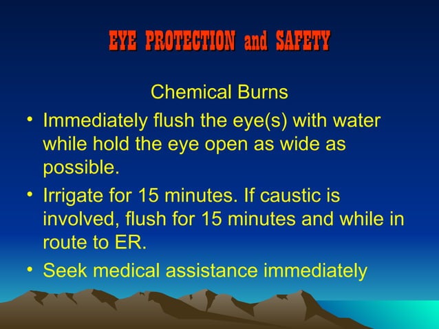 Eye safety presentation | PPT