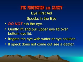 Eye safety presentation | PPT