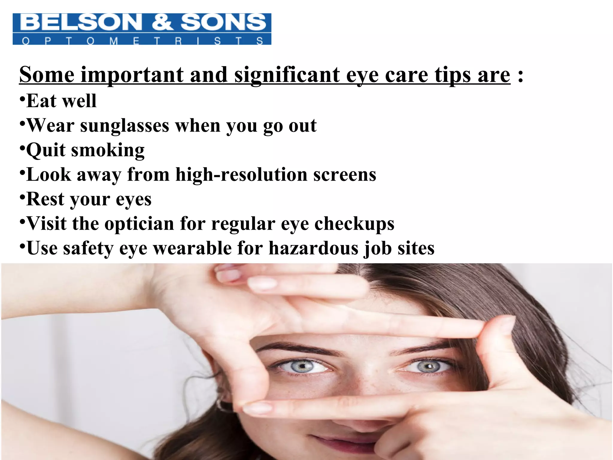 Eye safety tips | PPT | Eye and Vision Conditions | Diseases and Conditions
