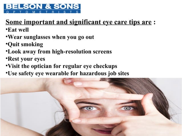 Eye Safety Tips Ppt