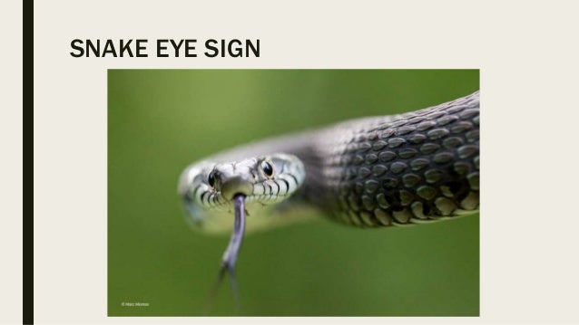 Eye signs in radiology