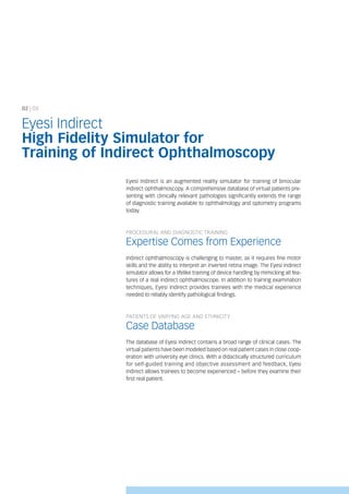 Eyesi Indirect Brochure | PDF