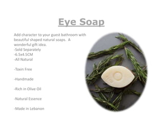Eye soap | PPTX