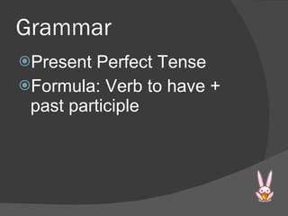 Present Perfect Tense | PPT