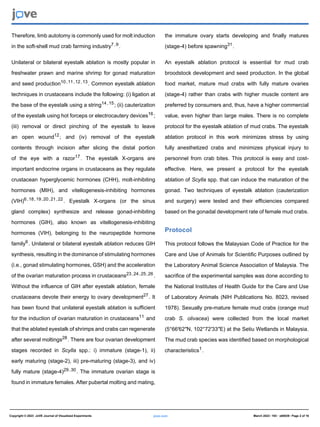 Eyestalk Ablation to Increase Ovarian Maturation in Mud Crab.pdf