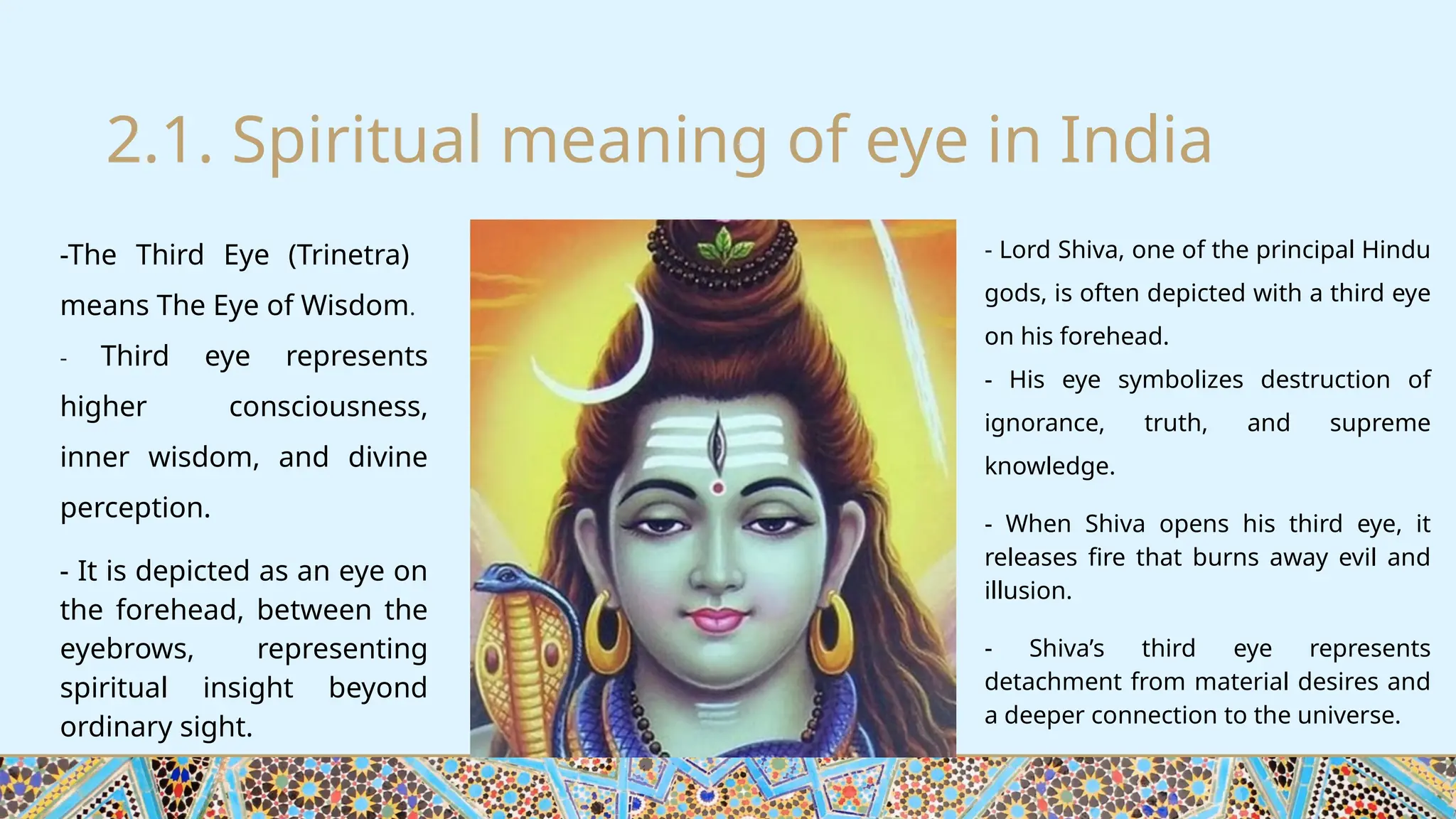 Eye symbols in Indian and Persian culture | PPTX