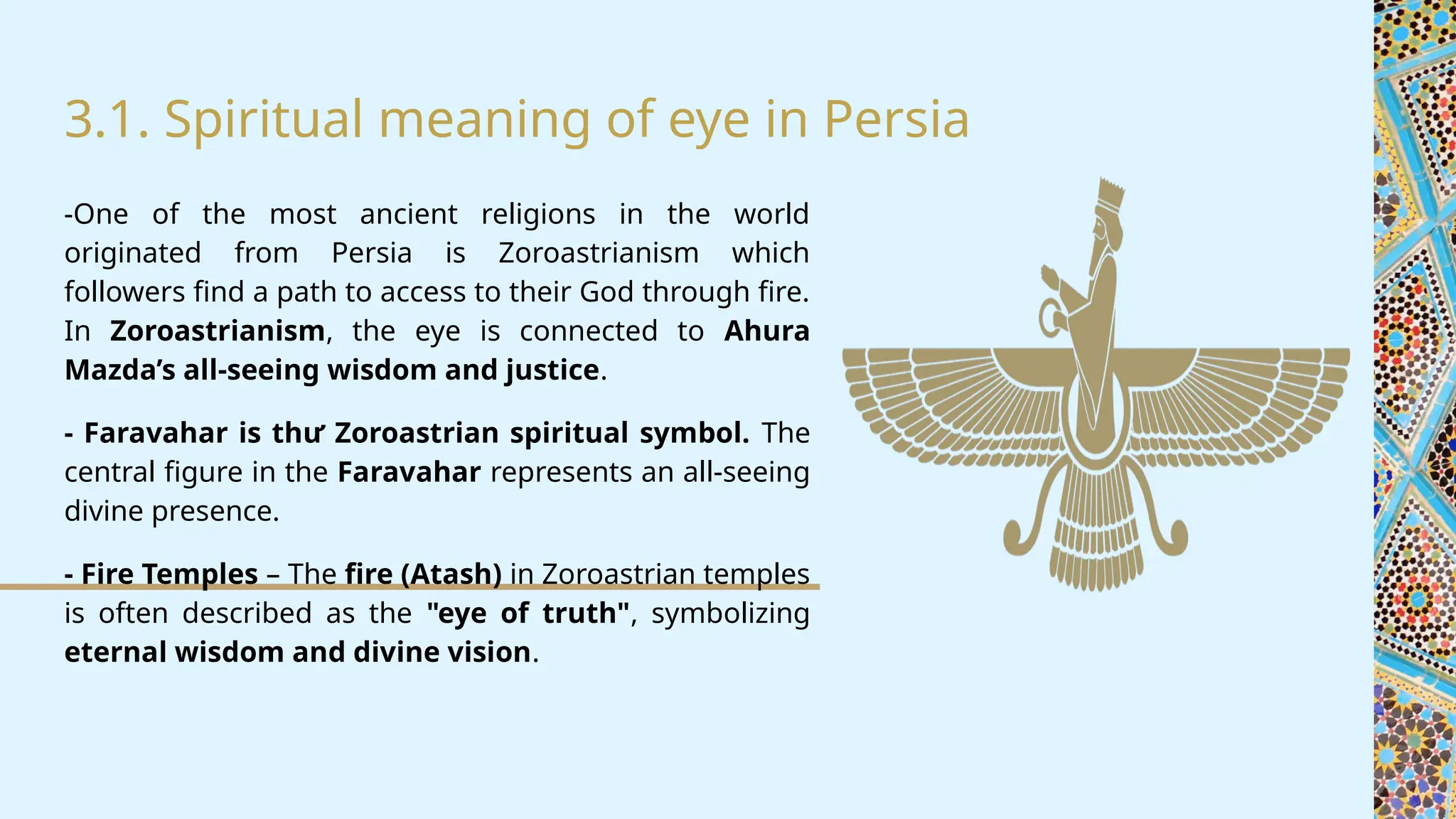 Eye symbols in Indian and Persian culture | PPTX