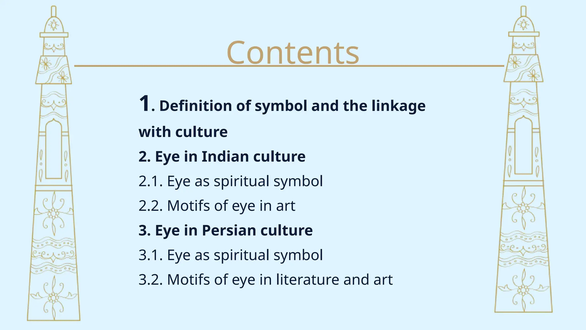 Eye symbols in Indian and Persian culture | PPTX