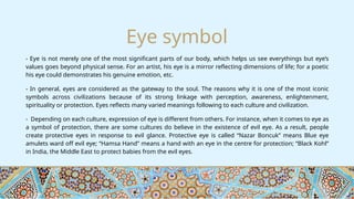 Eye symbols in Indian and Persian culture | PPTX